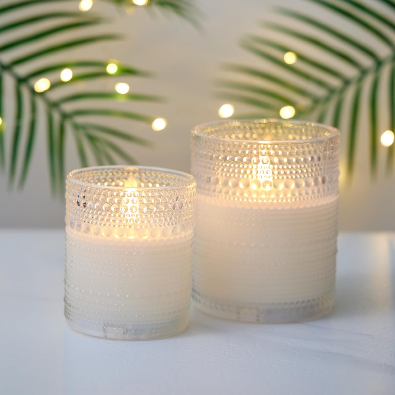 Hokku Designs Flickering LED Flameless Candles with Remote Control ...