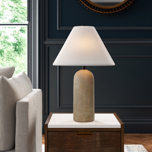 Joss & Main Astere Travertine Table Lamp & Reviews | Wayfair
