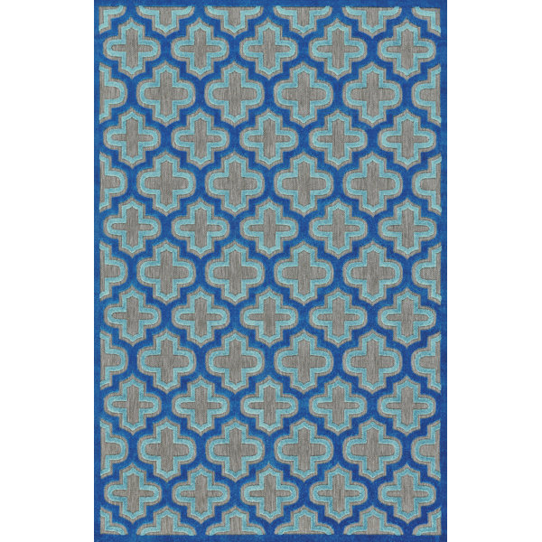 Threadbind Ink Black Indoor/Outdoor Rug & Reviews | Wayfair