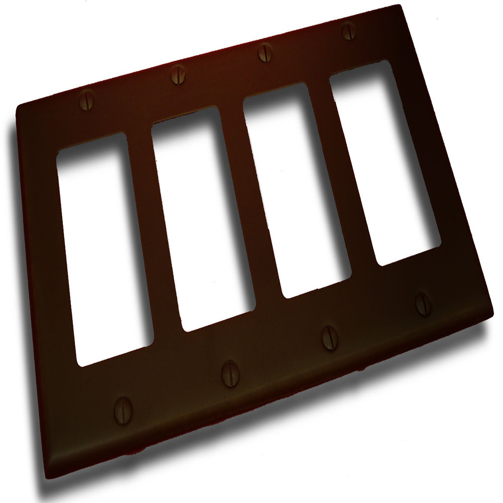 Residential Essentials 4-Gang Rocker Wall Plate | Wayfair