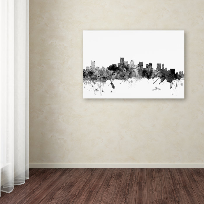 Ivy Bronx " Boston MA Skyline " Print on Canvas & Reviews | Wayfair