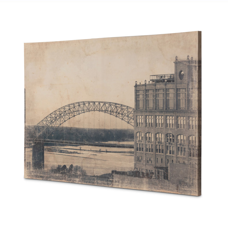 Park Hill Collection Memphis Bridge by Nancy Nolan - Unframed Print on ...
