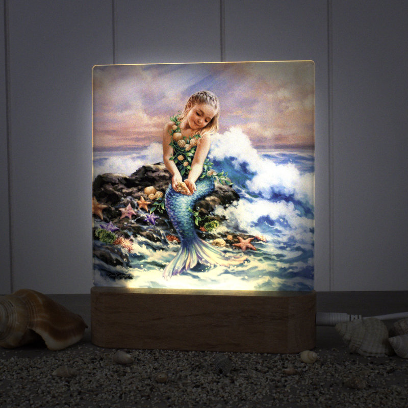 Glow Decor Mermaid Night Light | Wayfair