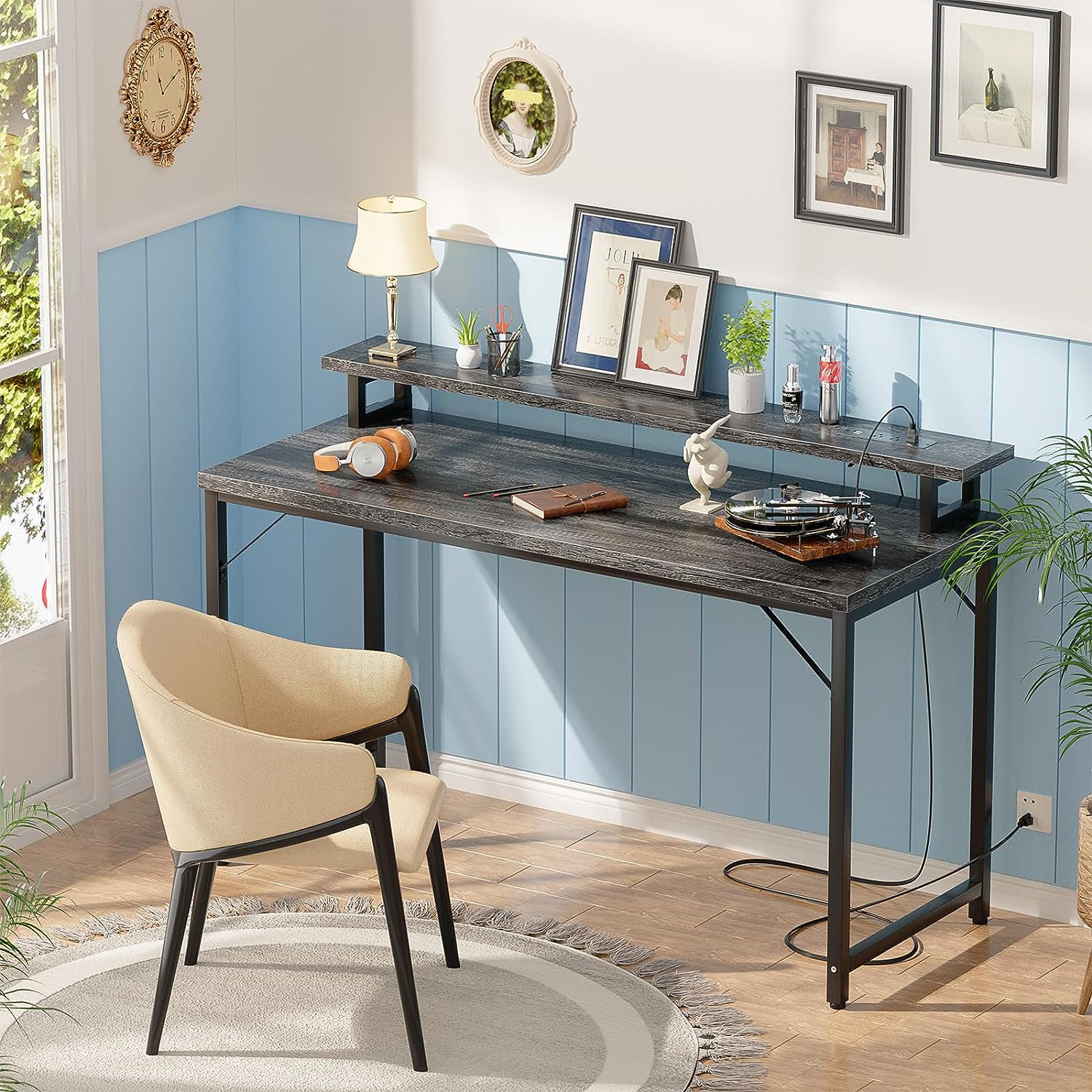 17 Stories Iancarlo Rectangle Computer Desk | Wayfair