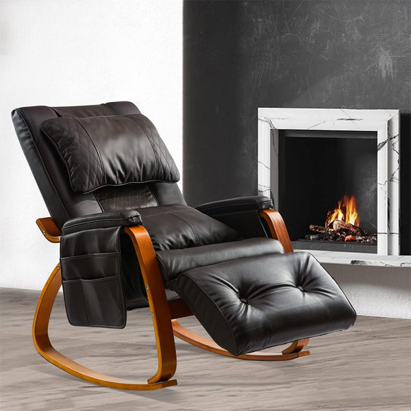 Corrigan Studio® Multifunctional Massage Rocking Chair, Leather Lounge ...