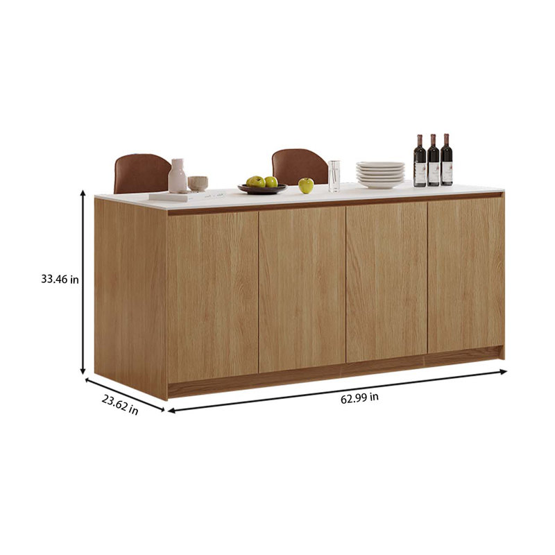 Hart Enjoy life Solid wood kitchen island countertop - Wayfair Canada