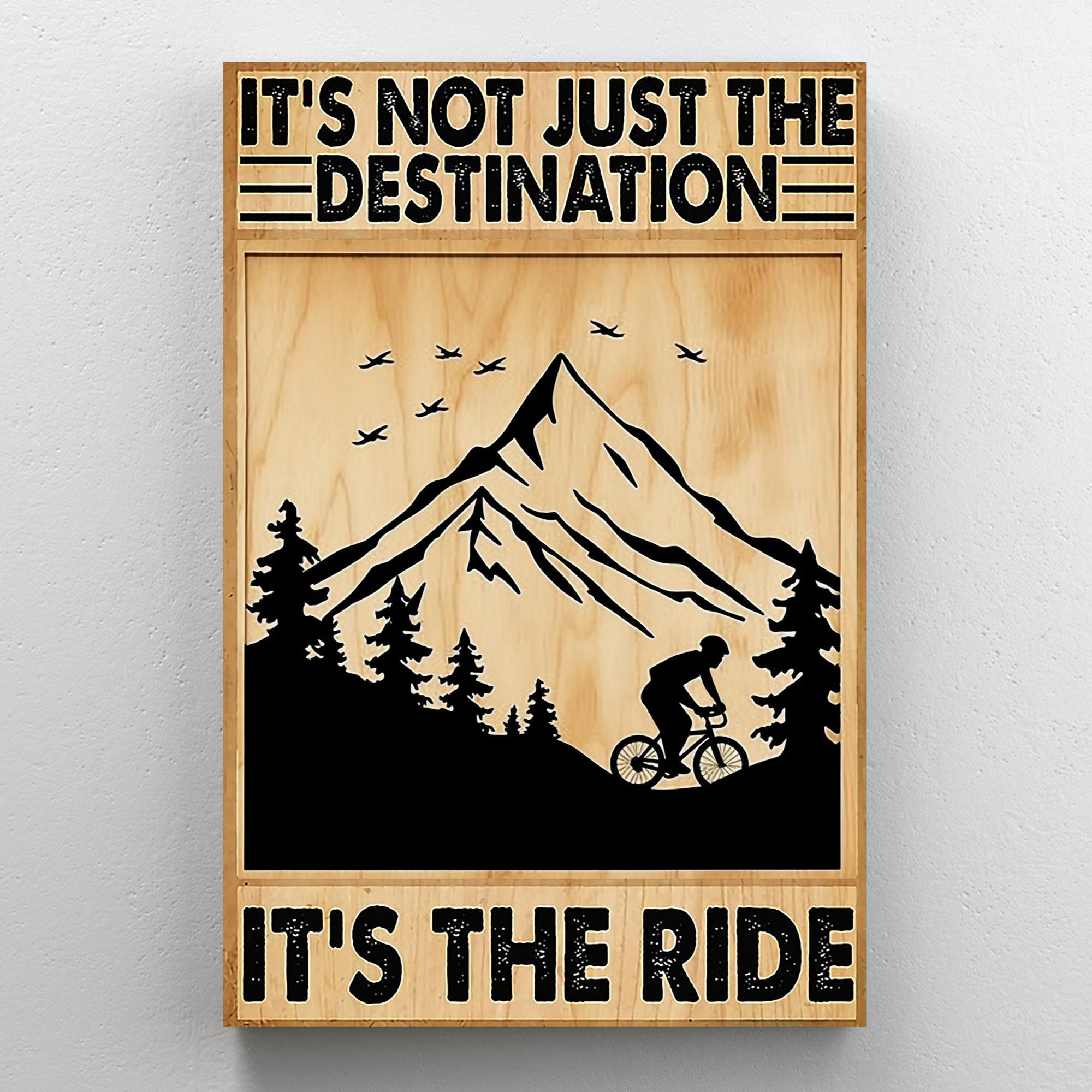 Trinx Cycling Its The Ride - 1 Piece Rectangle Graphic A Cycling Its ...