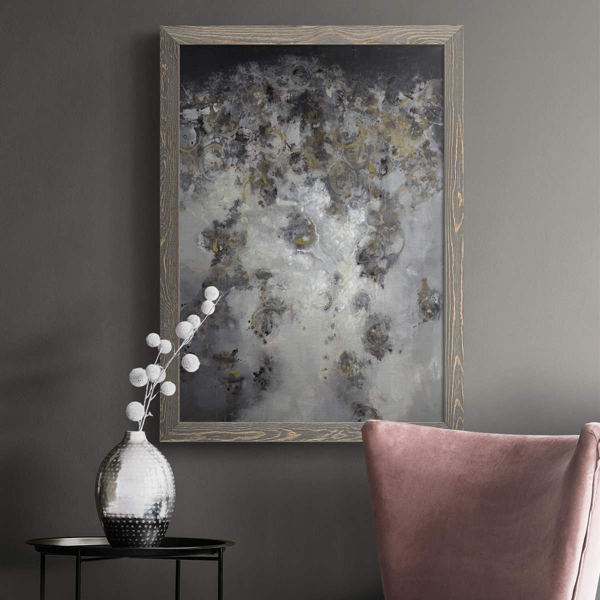 Wrought Studio Meteor Showers-Premium Framed Canvas - Ready To Hang ...