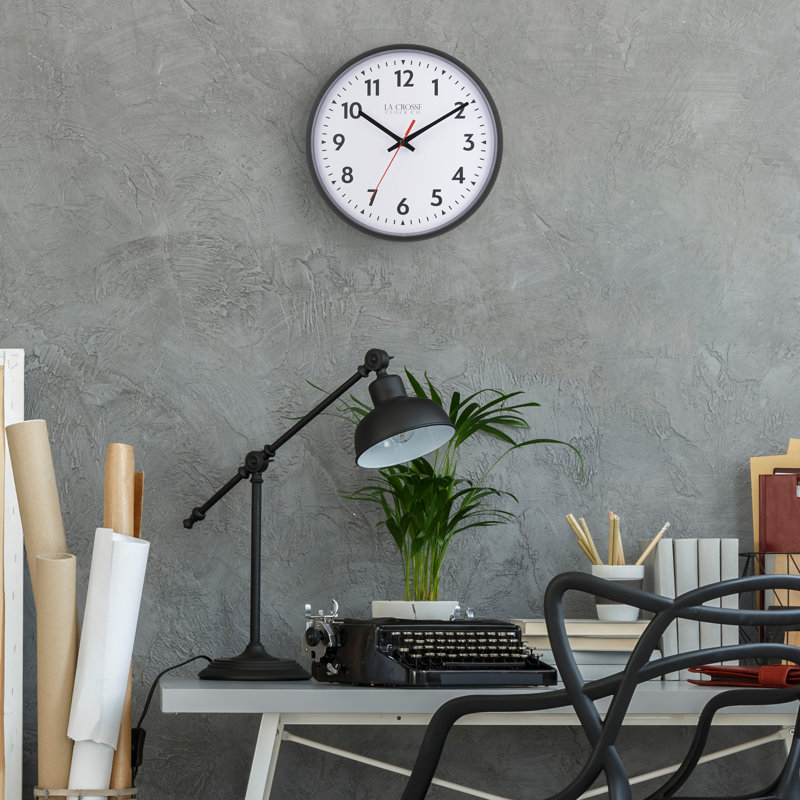 La Crosse Technology Commercial Quartz Wall Clock & Reviews | Wayfair