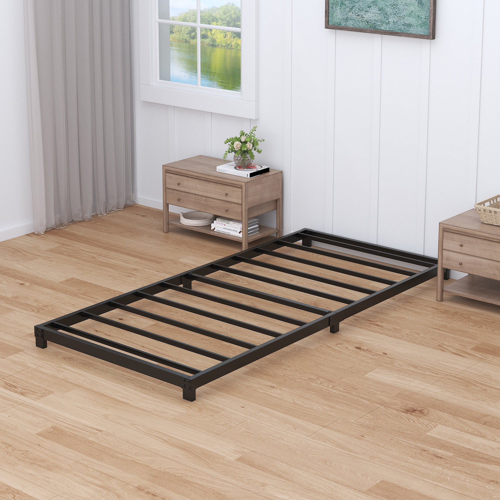 Ebern Designs Kallyn 4'' Bed Frame & Reviews - Wayfair Canada