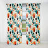 Design Art Futurist Polka Nexus IV - Modern Curtain - Velvet Room ...