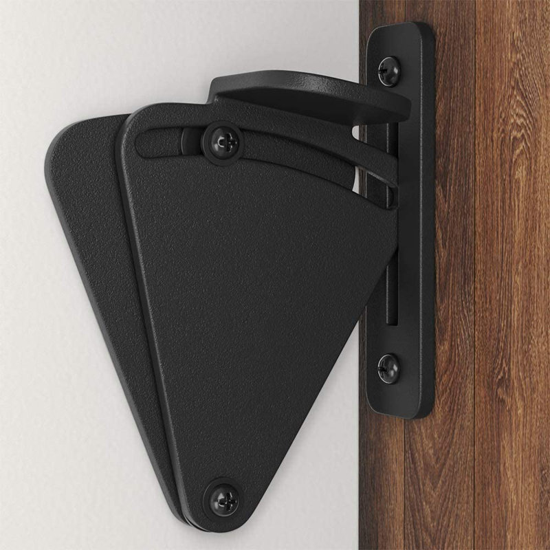 HERACLES Barn Door Hardware Steel Lock & Reviews | Wayfair