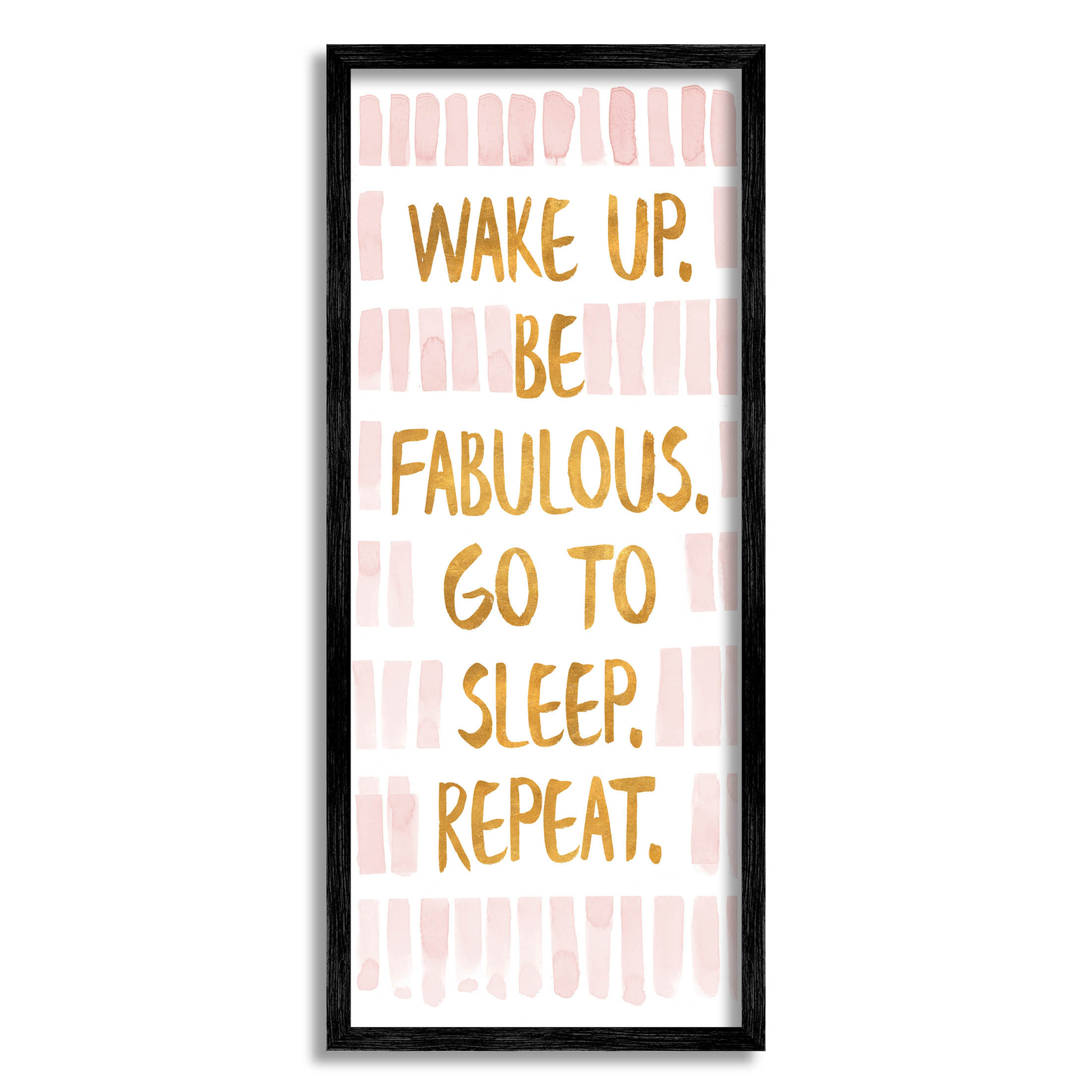Stupell Industries Be Fabulous Glam Phrase Giclee Texturized Wall Art ...