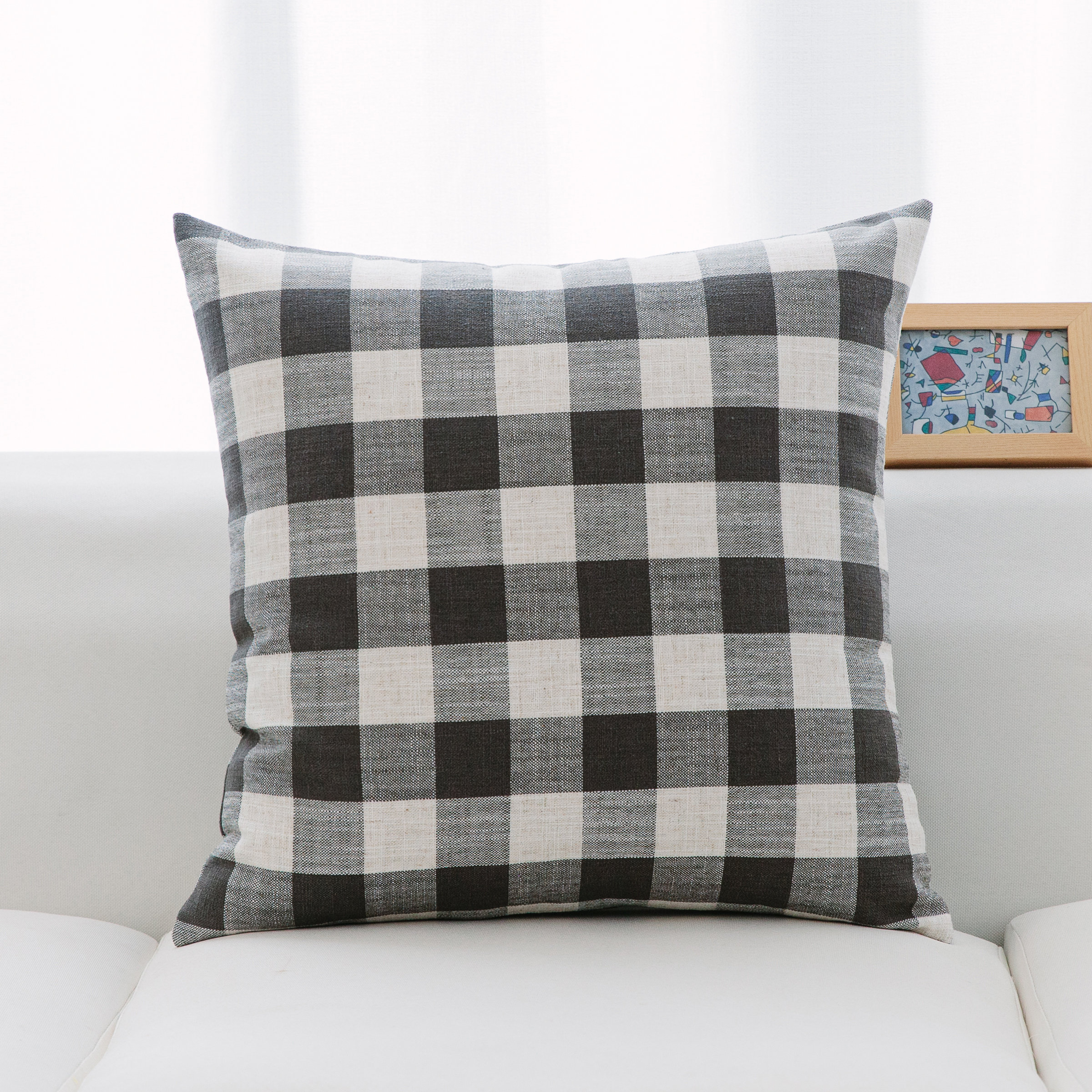 Peterborough Home Pickensville Check And Stripe Throw Pillow Cover And ...