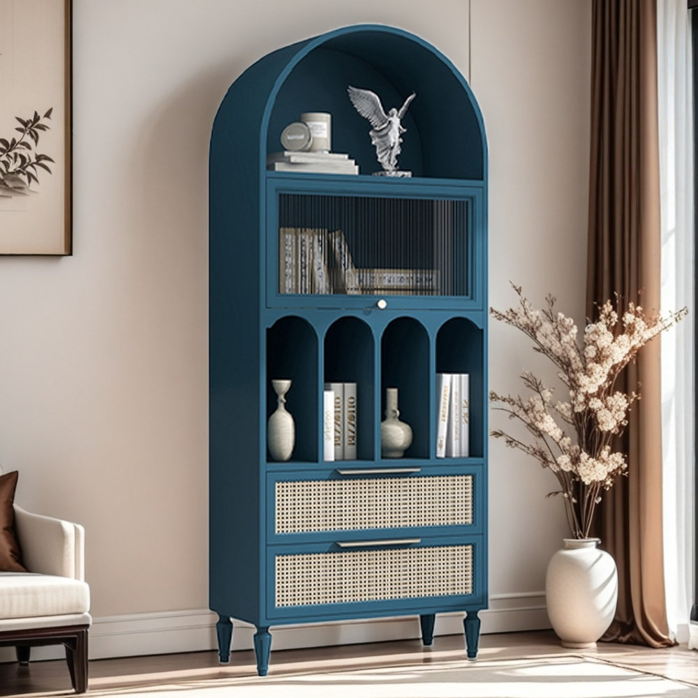 Kaoloupin French style arched bookcase - Wayfair Canada