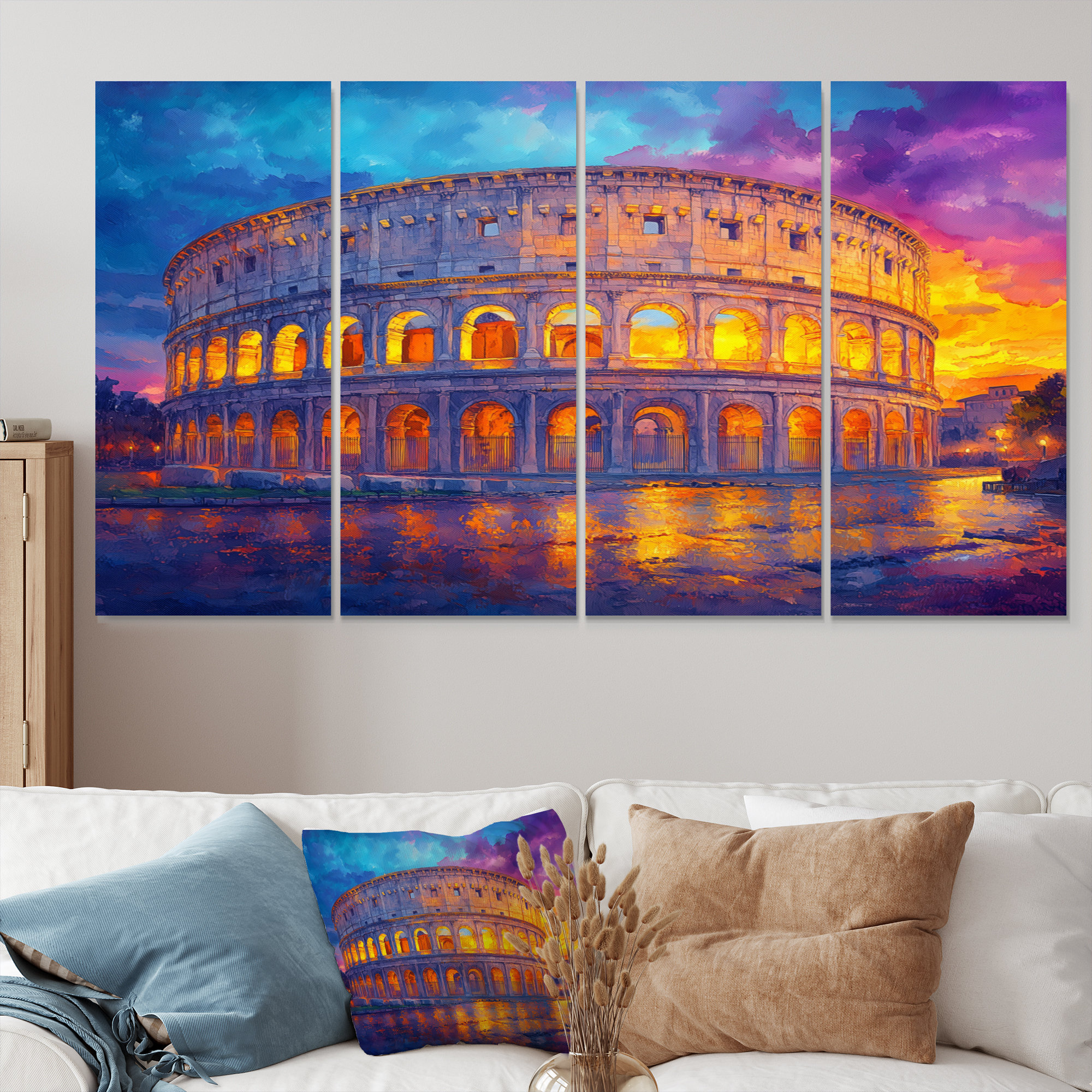Lark Manor Yellow And Blue Colosseum Cultural Significance - Colosseum ...