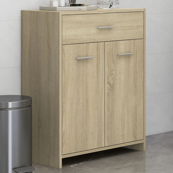 17 Stories Samore Freestanding Bathroom Cabinet | Wayfair.co.uk