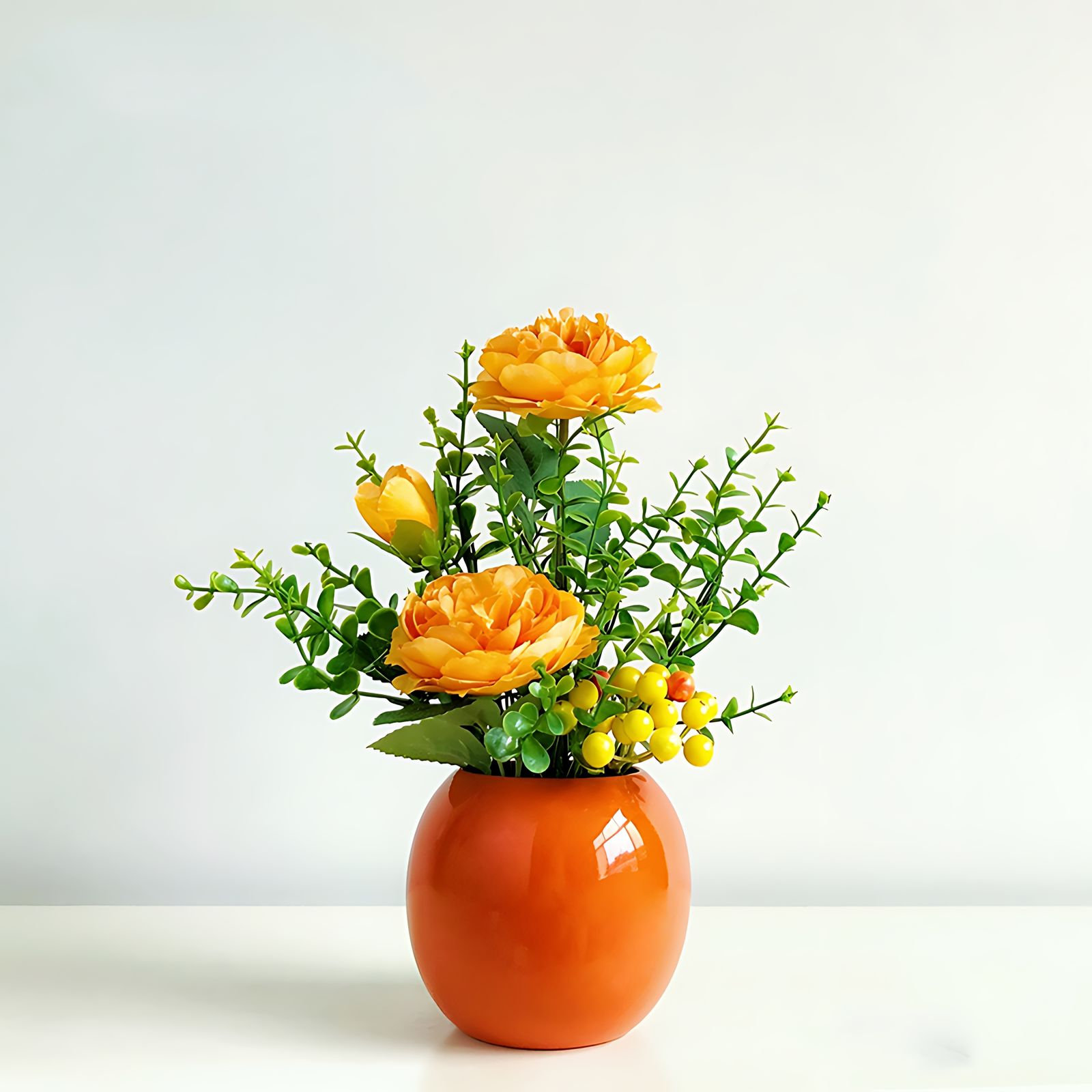 Primrue Artificial Flowers For Dining Table, Coffee Table, And Wine ...