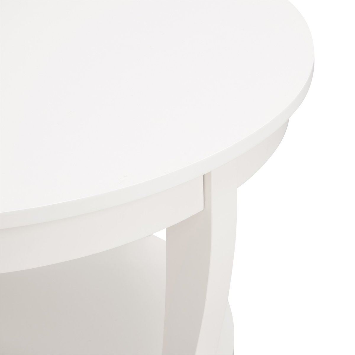 Lark Manor™ Traditional Round Coffee Table With Open Storage Shelf, 2 ...