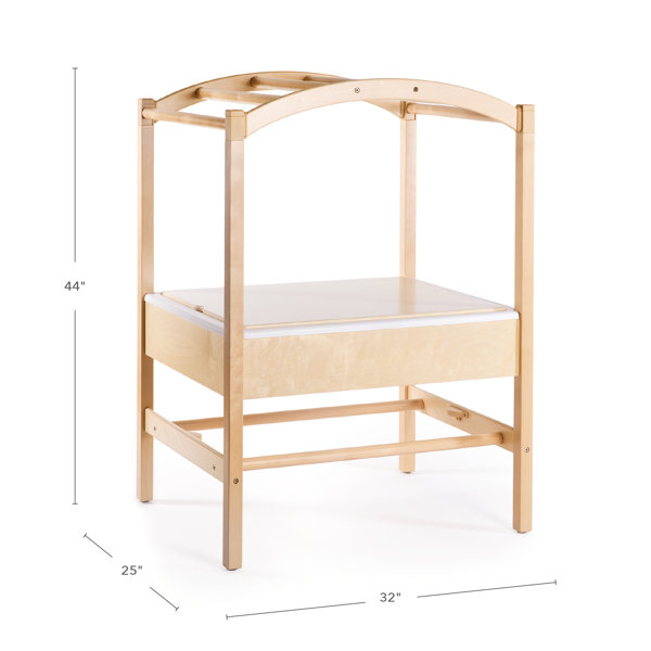 Guidecraft Kids' Sensory System Table and Canopy: Sand and Water ...