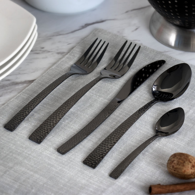 Mega Chef Stainless Steel Flatware Set - Service for 4 & Reviews | Wayfair