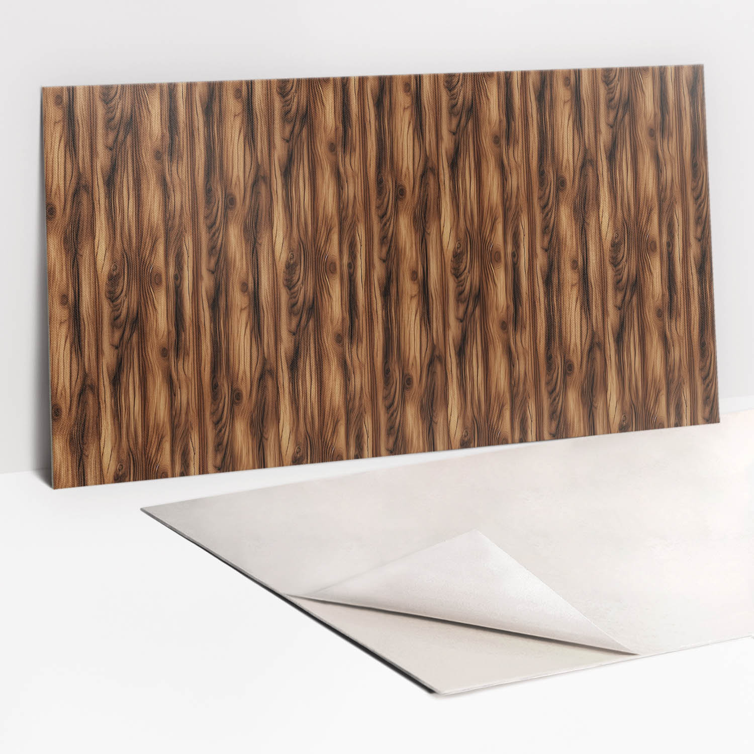 Ivy Bronx Celeena 50 x 100 cm PVC Tile in Brown | Wayfair.ie