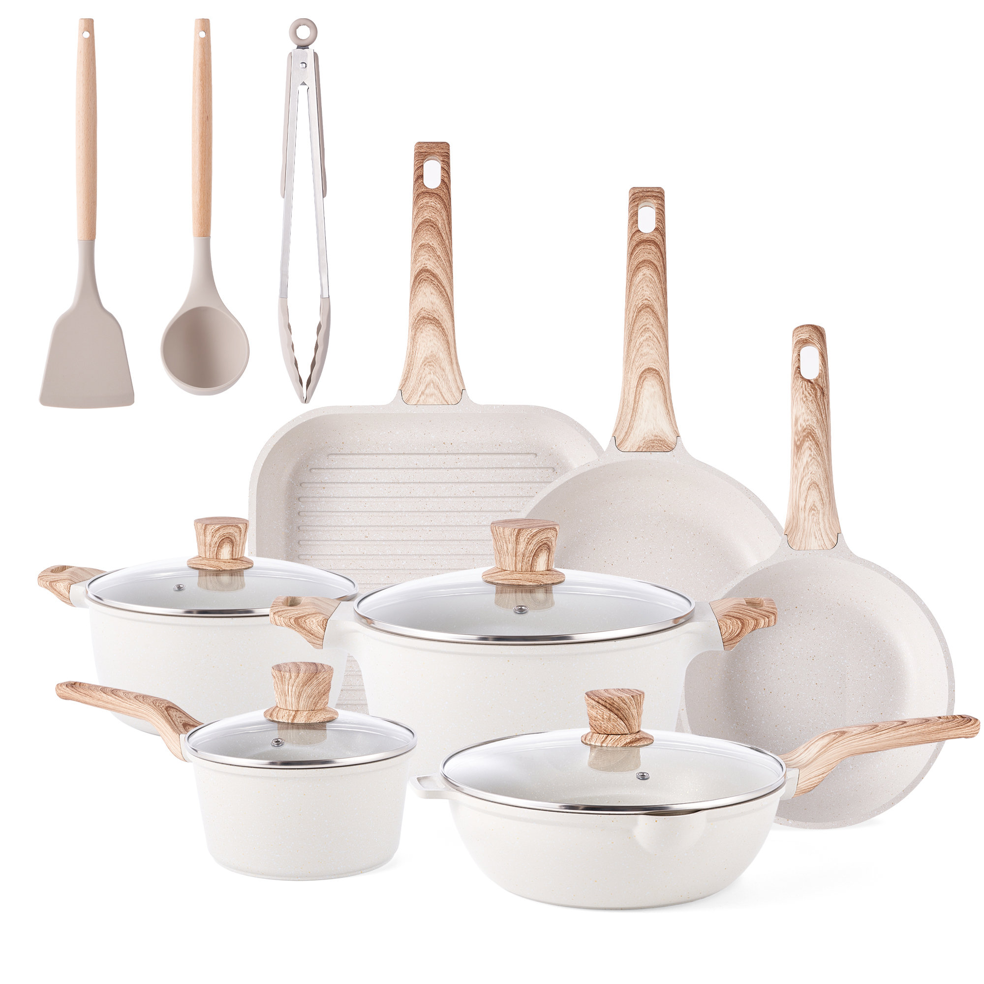 caannasweis Newpots 20 - Piece Cookware Set & Reviews - Wayfair Canada