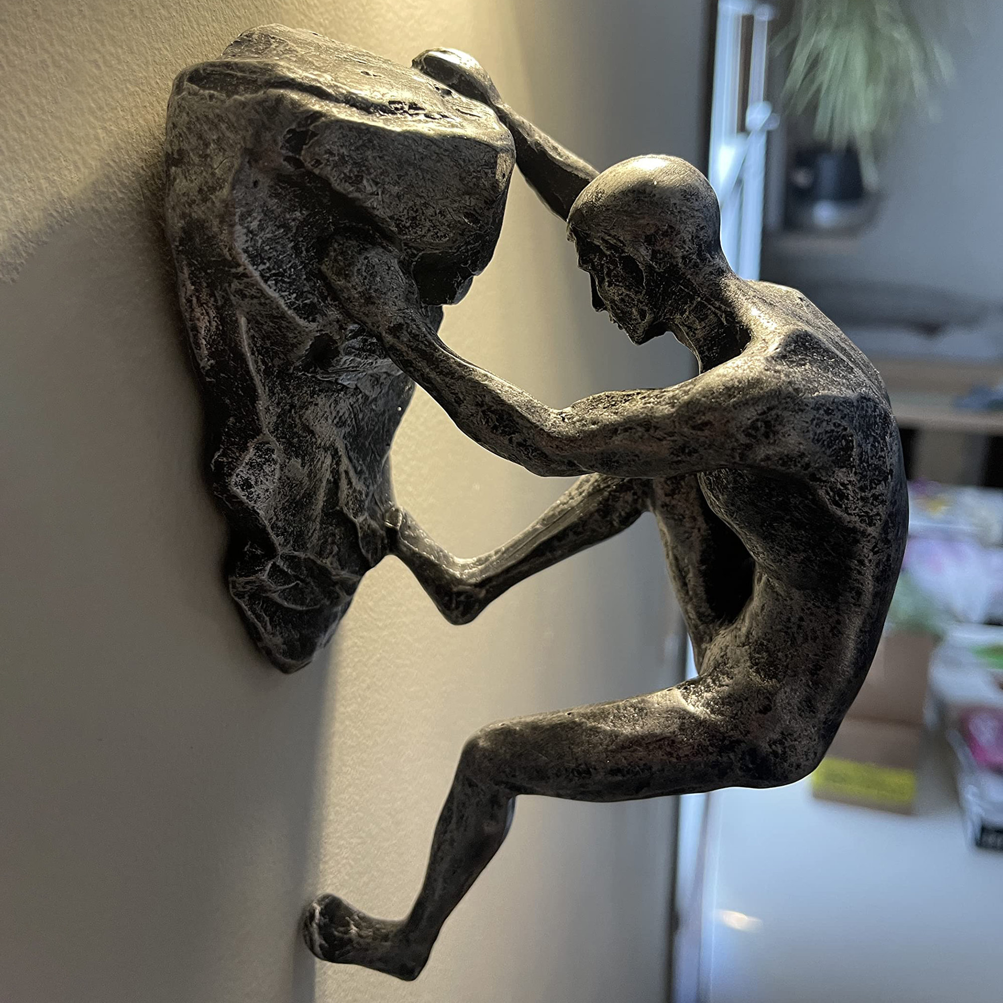 Trinx Resin Climbing Man Wall Sculptures - Wayfair Canada