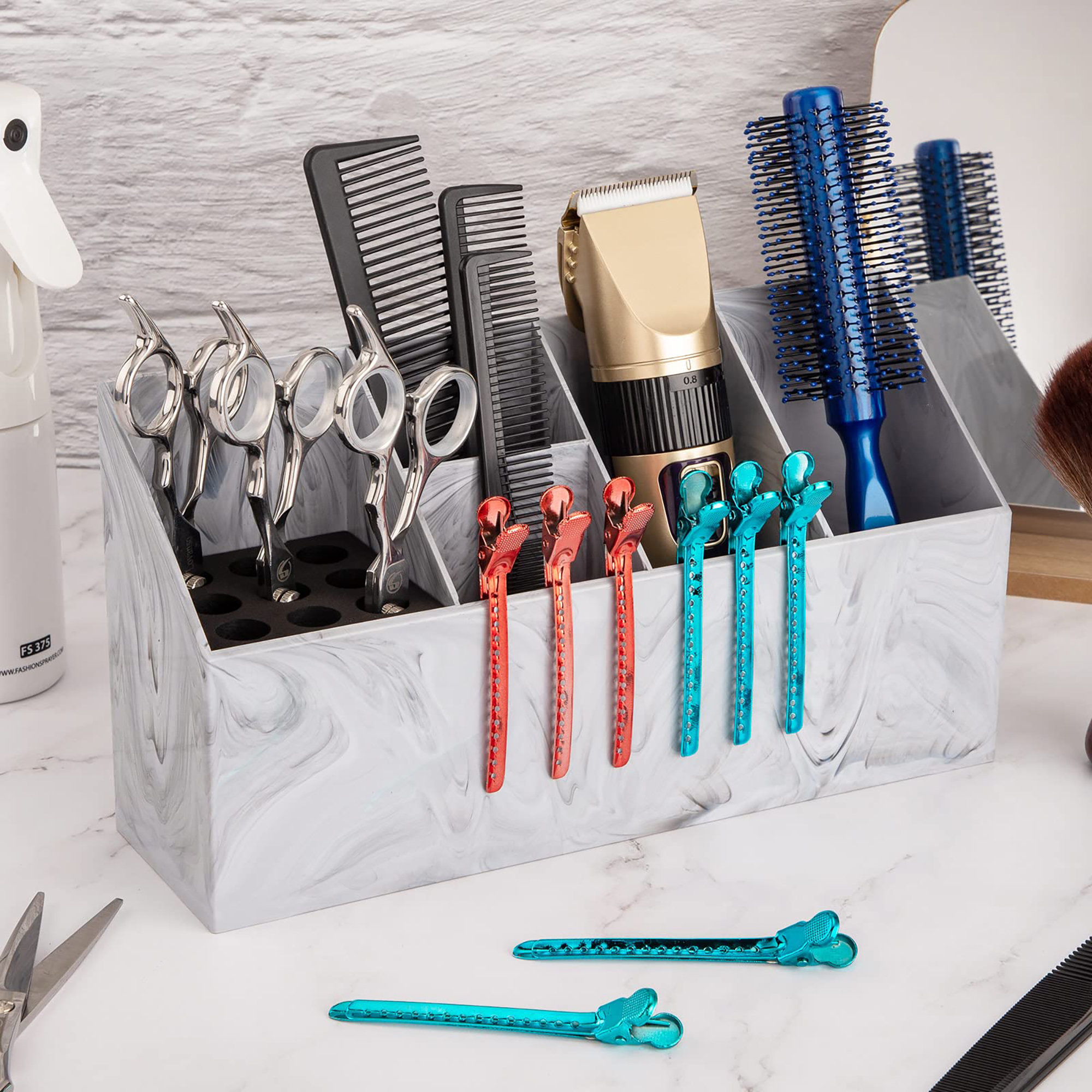 Rebrilliant Hair Scissors Storage Box | Wayfair