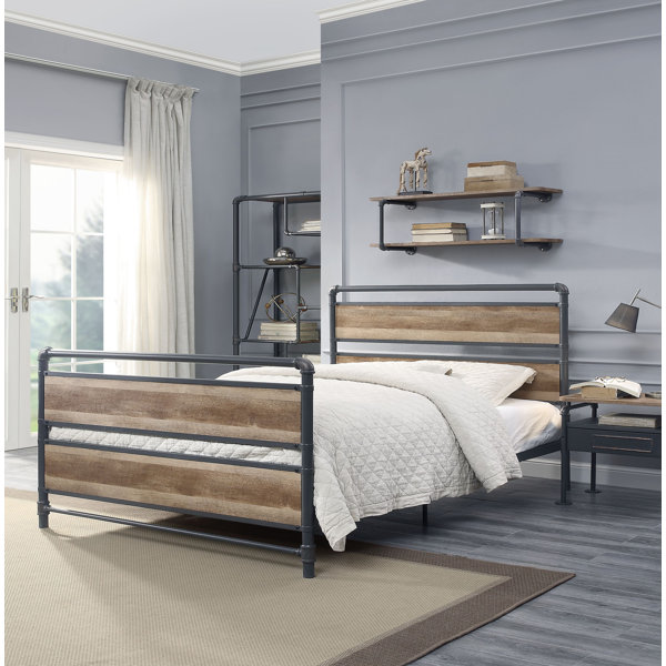 Williston Forge Herculie Metal Platform Bed | Wayfair