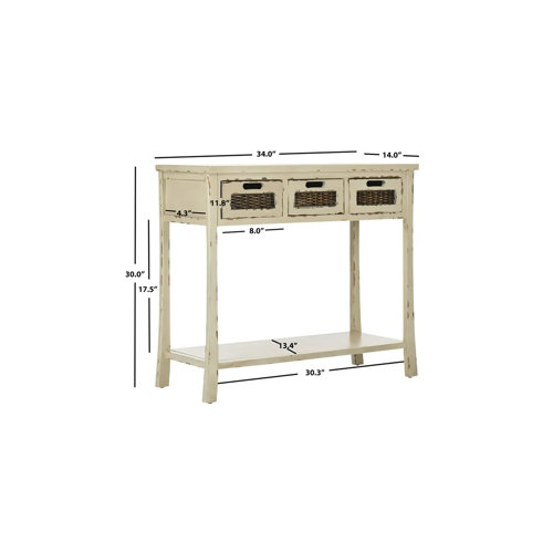 August Grove® 34" Solid Wood Console Table & Reviews | Wayfair