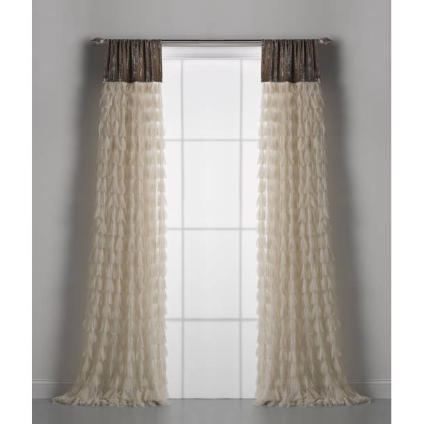 Gracie Oaks Kyesha Synthetic Sheer Curtain Panel & Reviews | Wayfair