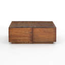 Four Hands Duncan Storage Coffee Table - Reclaimed Frame & Reviews ...