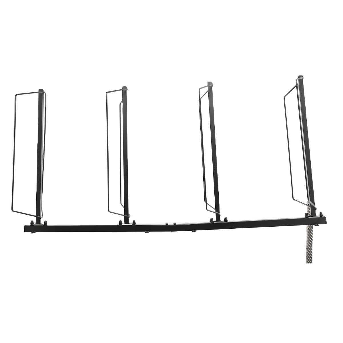 DOMINTY Saddle Rack Wall Mounted 2 Sets 4 Tier Horse Saddle Hanging ...
