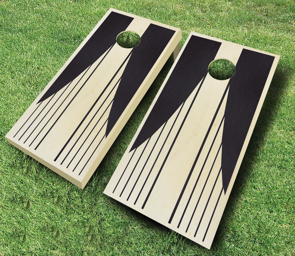 AJJ Cornhole 2' x 4' Solid Wood Cornhole Set with Bags & Reviews | Wayfair