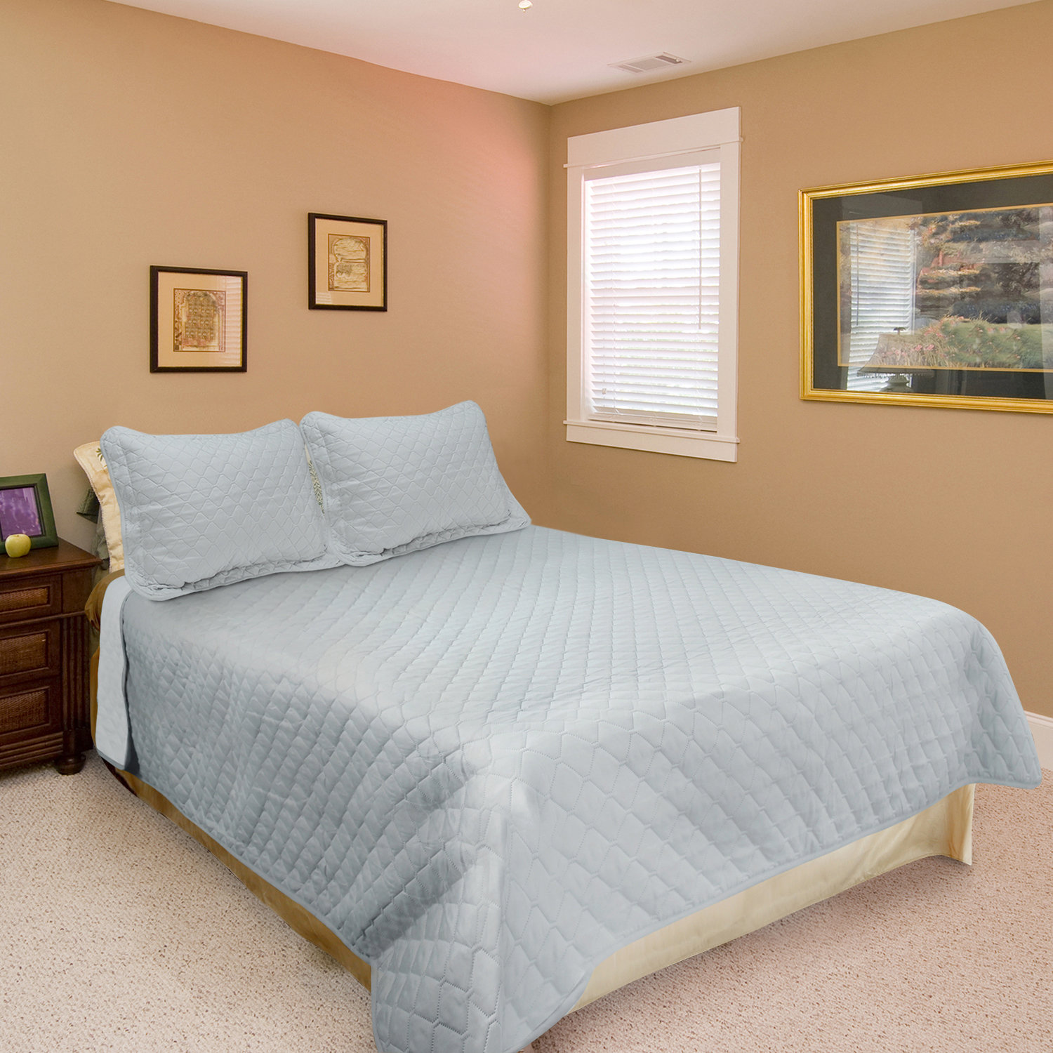 Catalonia Quilt Set, Lightweight Bedspread for Summer and Spring, 3 ...