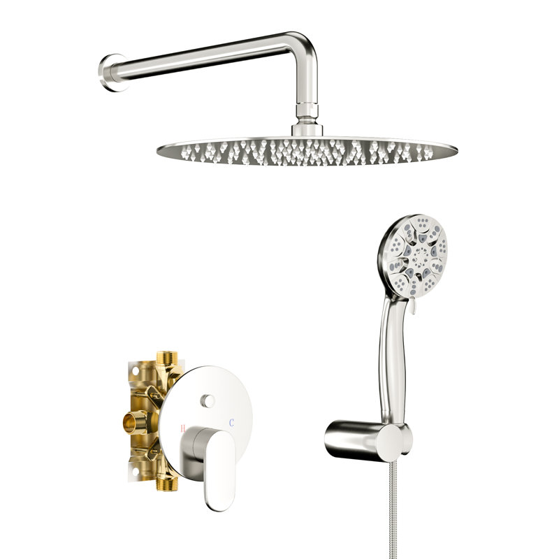 Mocoloo Complete Shower System with Rough in-Valve | Wayfair