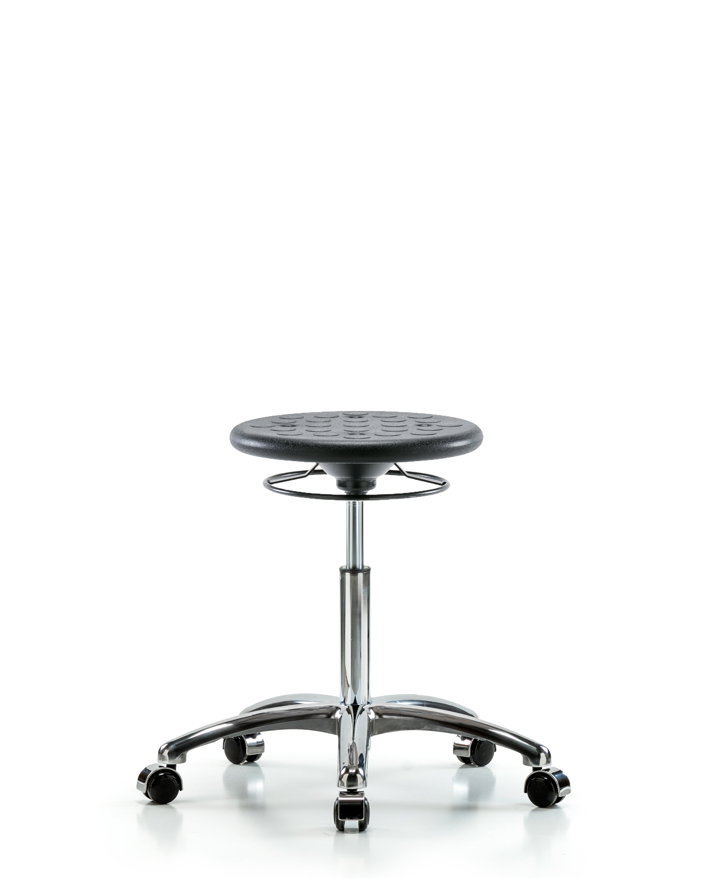 Inbox Zero Clean Room Height Adjustable Lab Stool | Wayfair