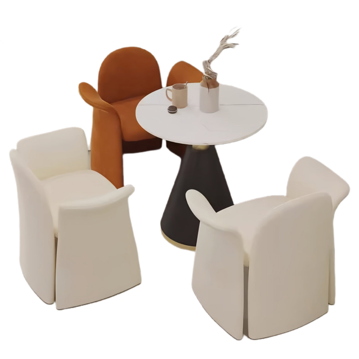 GEMEZO Italian modern simple table and chair combination - Wayfair Canada