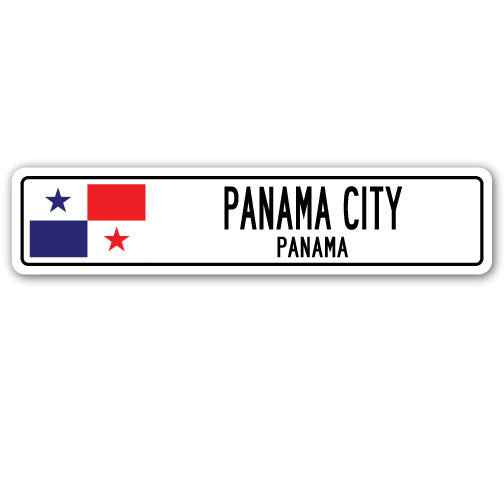 SignMission Panama City Pa Street Sign Heavy Duty Plastic 4" X 18 ...