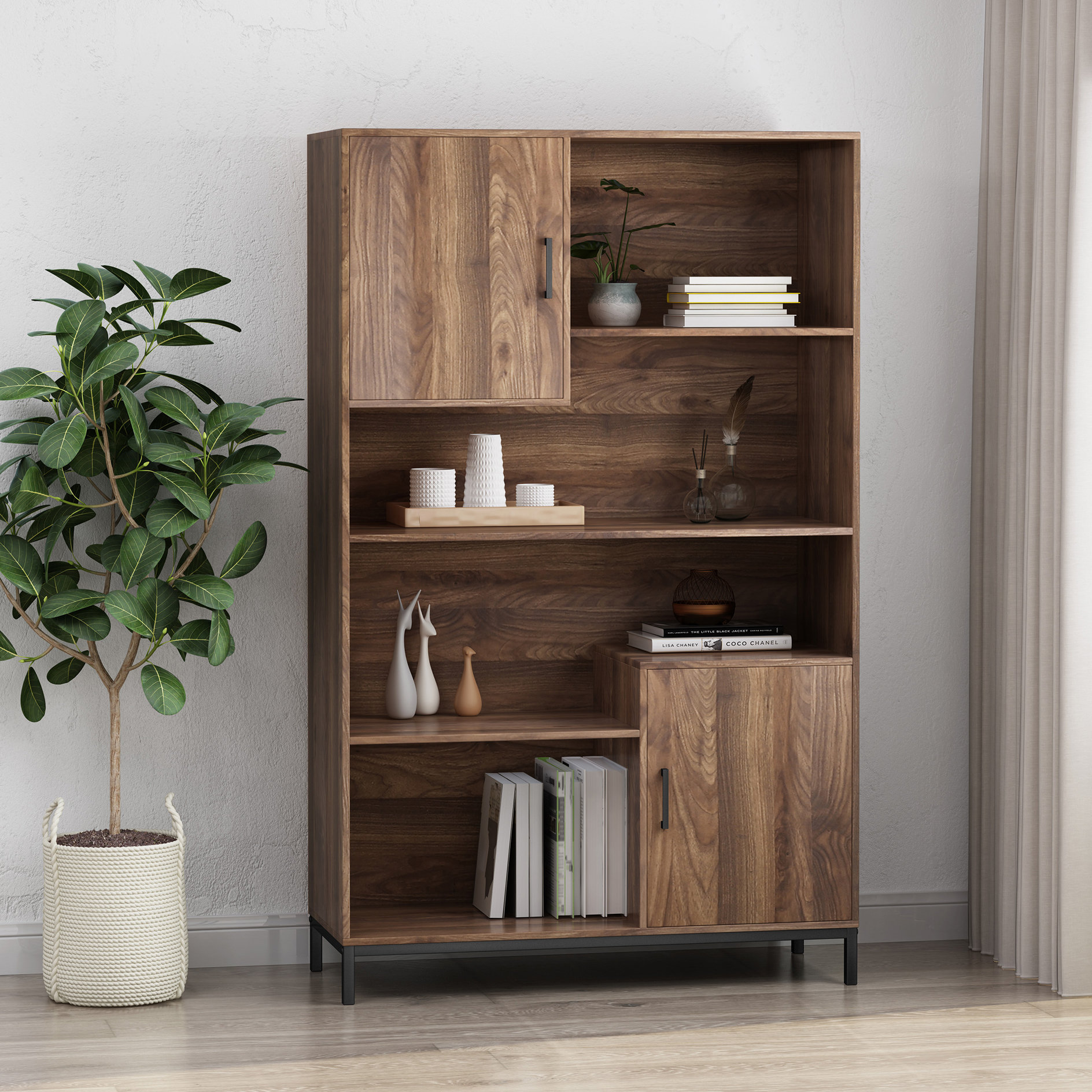 Millwood Pines Wood Storage Cabinet | Wayfair