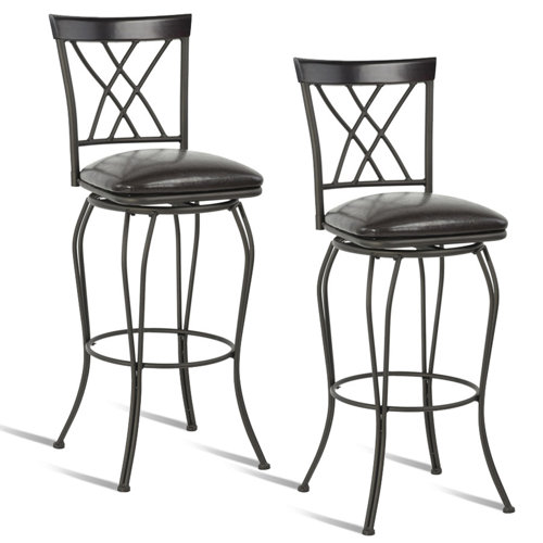 Swivel Bar Stools with Backs | Wayfair