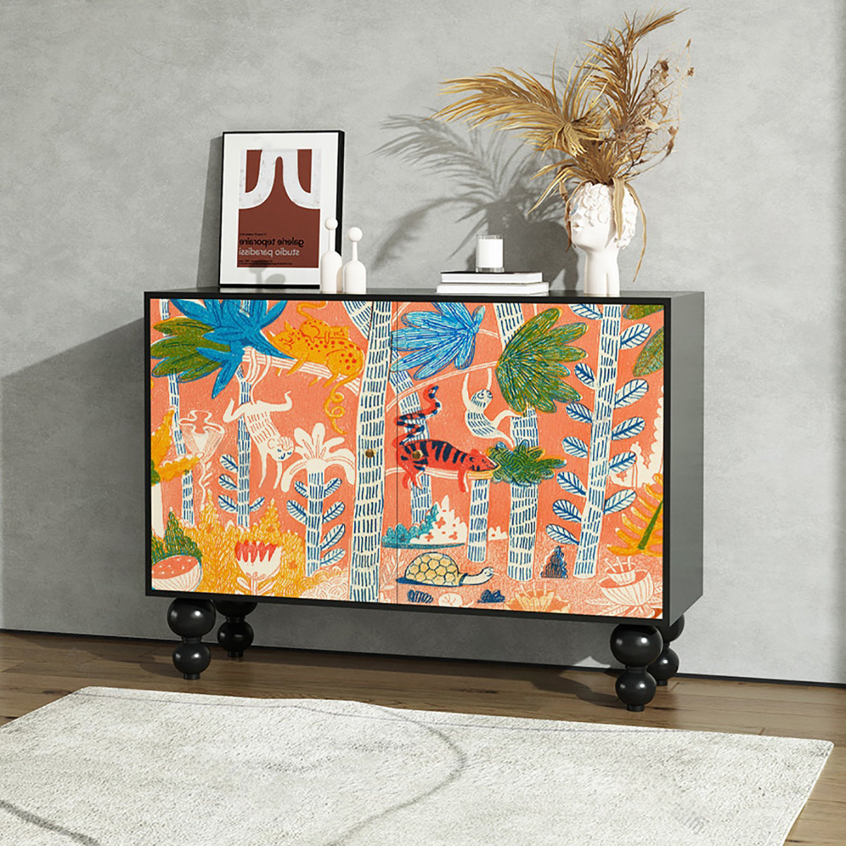 Morpho Nest Creations Multi-functional Home Decorative Cabinet Solid ...