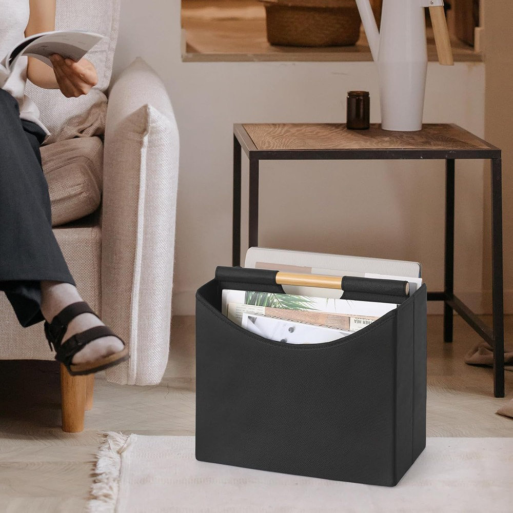 MAXAYA Magazine Holders, Foldable Magazine File Holder With Handle ...