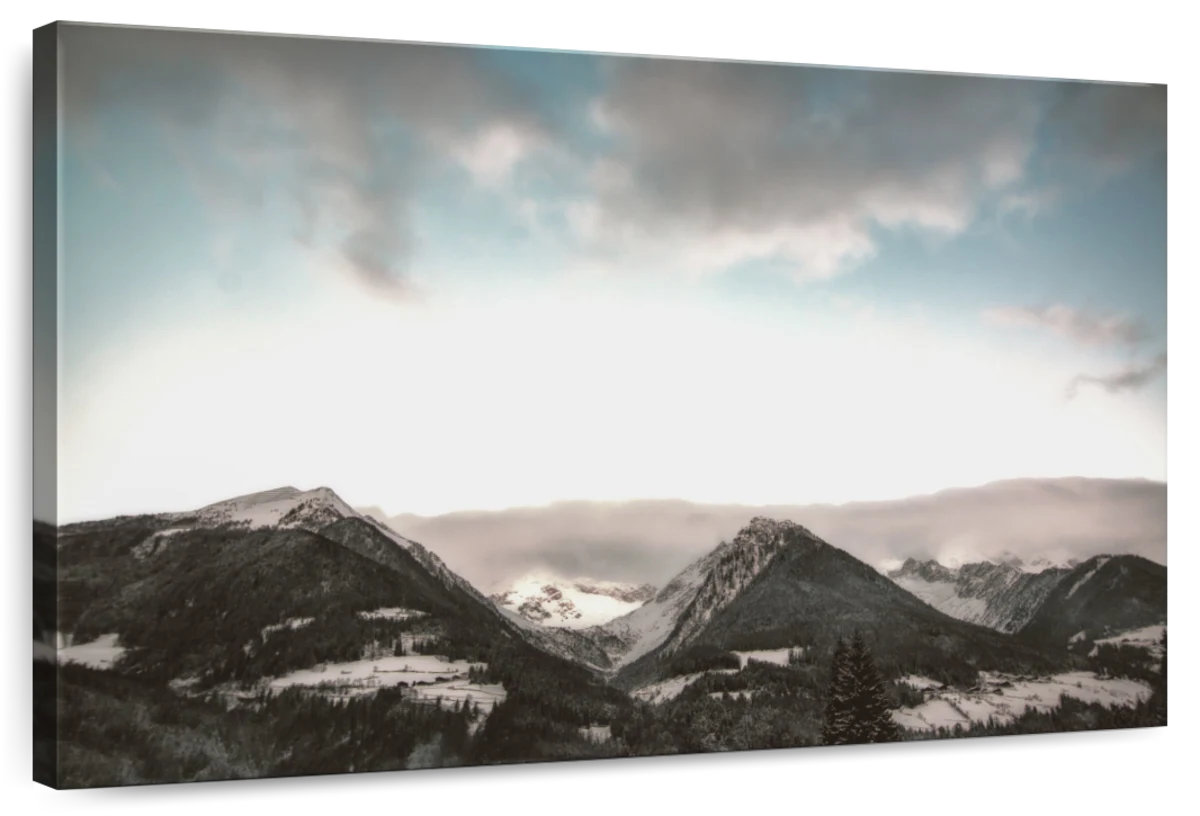 Millwood Pines Alvord Gray Sky Mountains | Wayfair
