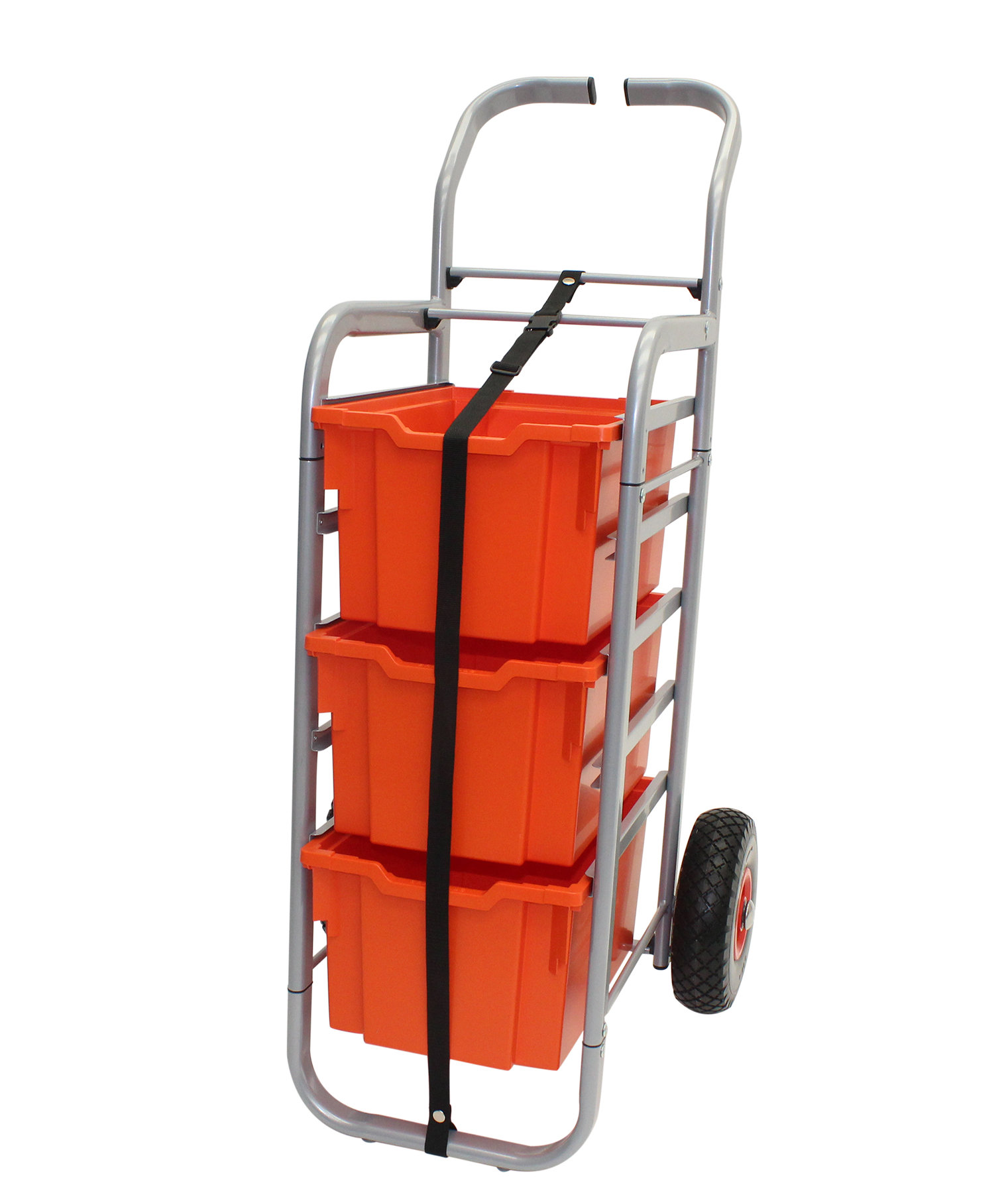 Gratnells Rover All Terrain 3 Compartment Tote Tray Cart with Bins ...