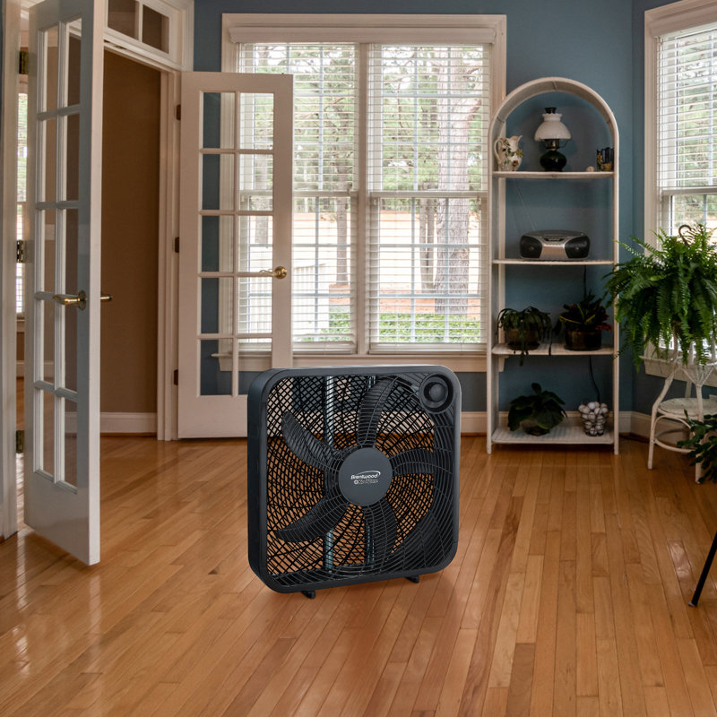 Brentwood 20 INCH BOX FAN - BLACK | Wayfair