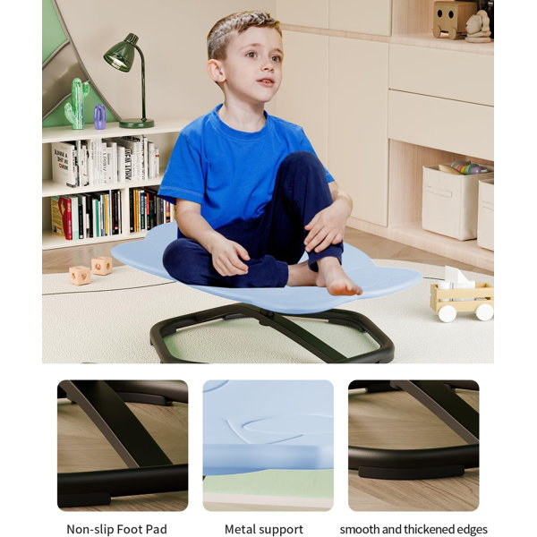 Indigo Safari Sensory Spinning Chair for Kids, Kids Swivel Chair ...