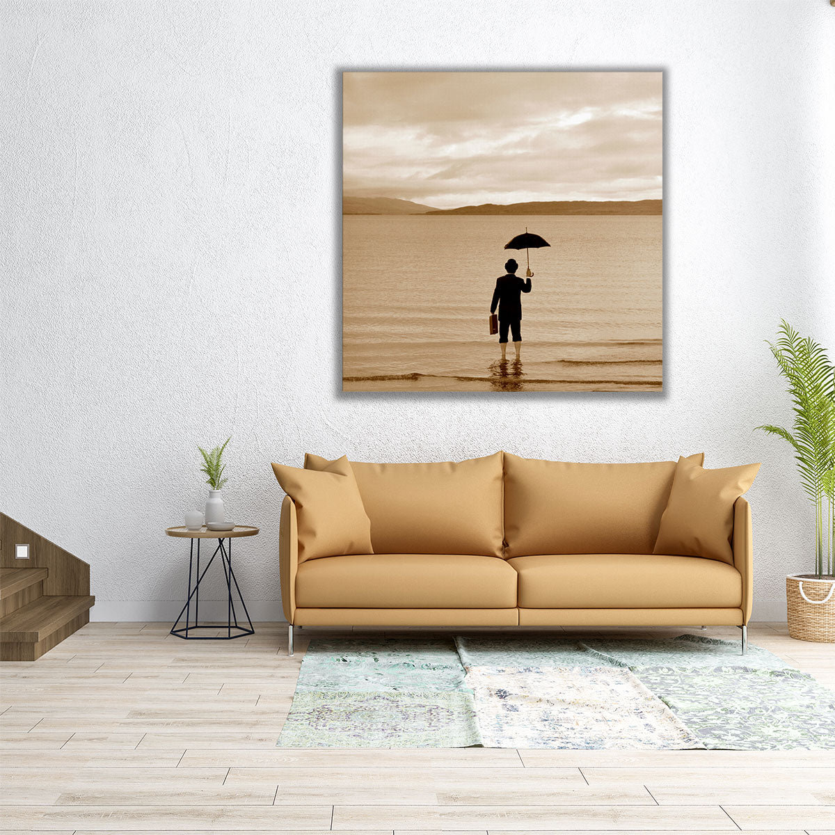 Latitude Run® Incident at Loch Ness - Canvas Print Wall Art | Wayfair
