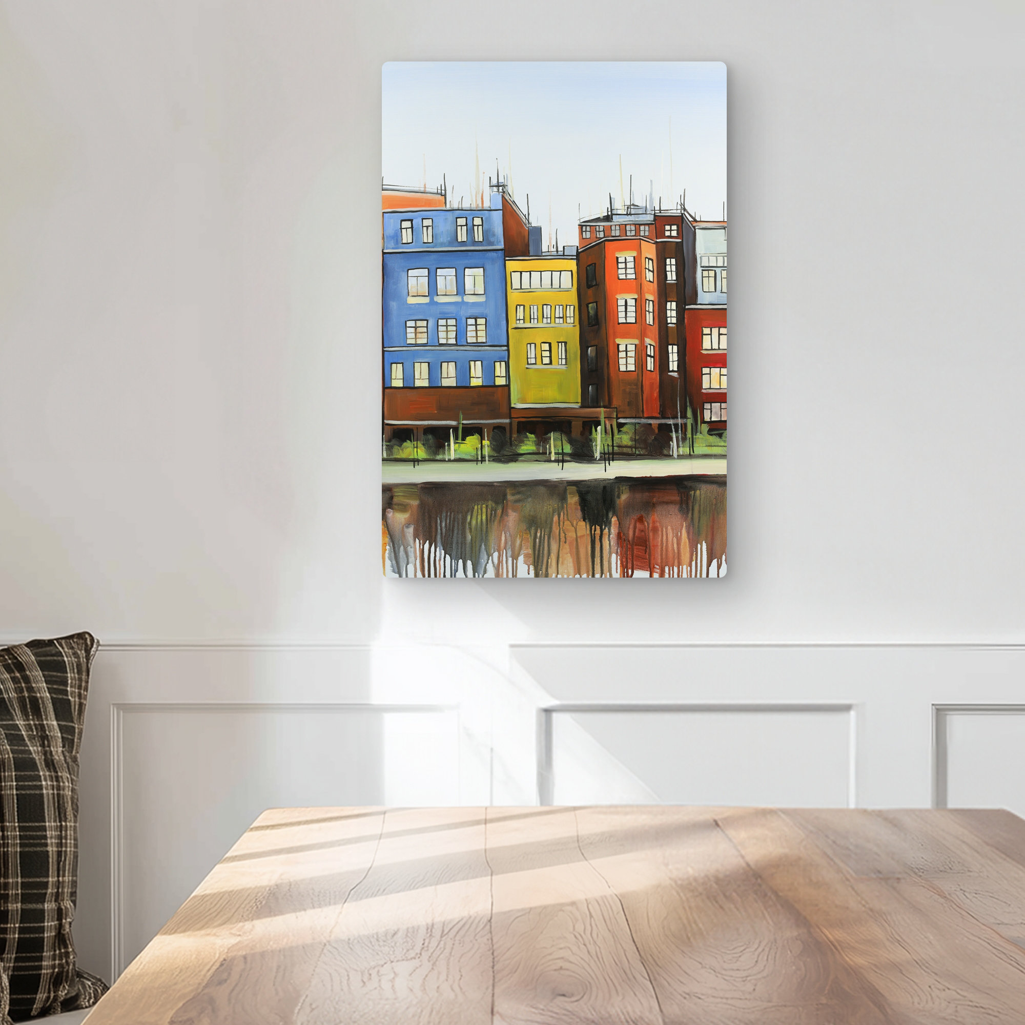 Begin Edition International Inc. Boston Colorful Buildings Metal Print ...